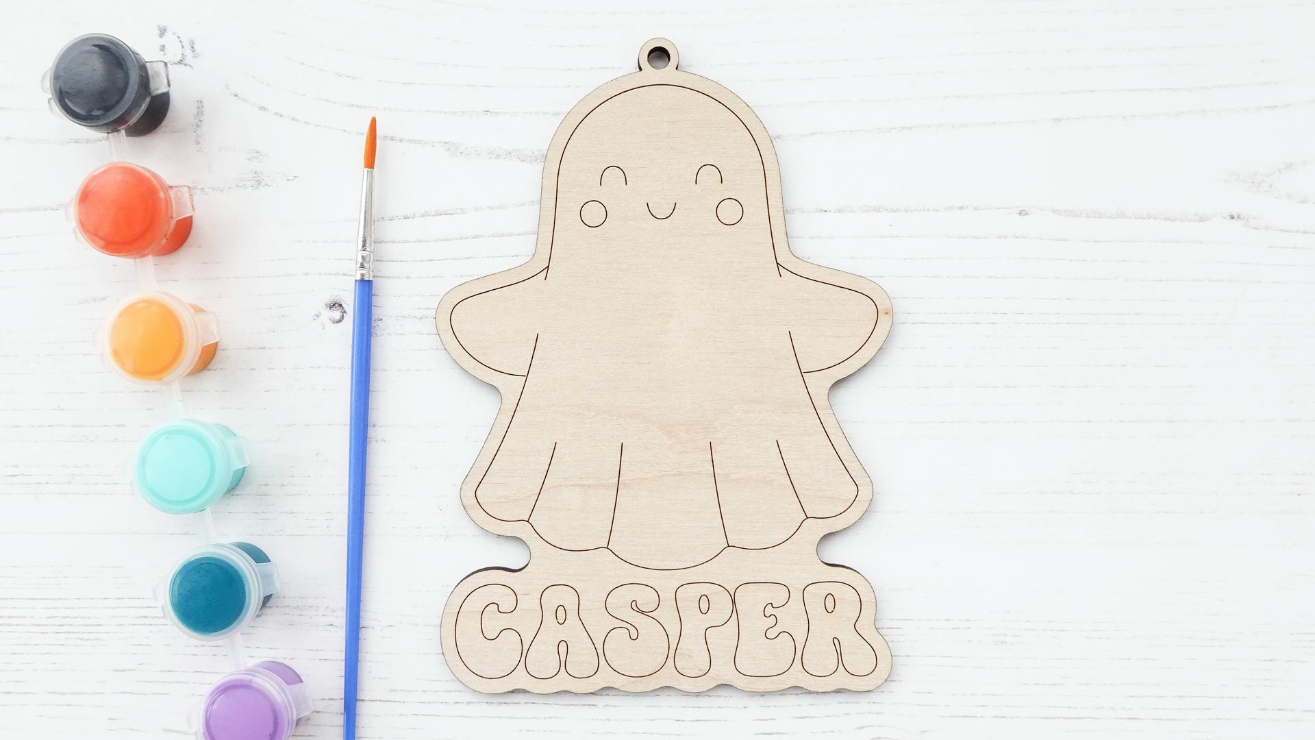 Personalized Paintable Ghost Magnet/Ornament