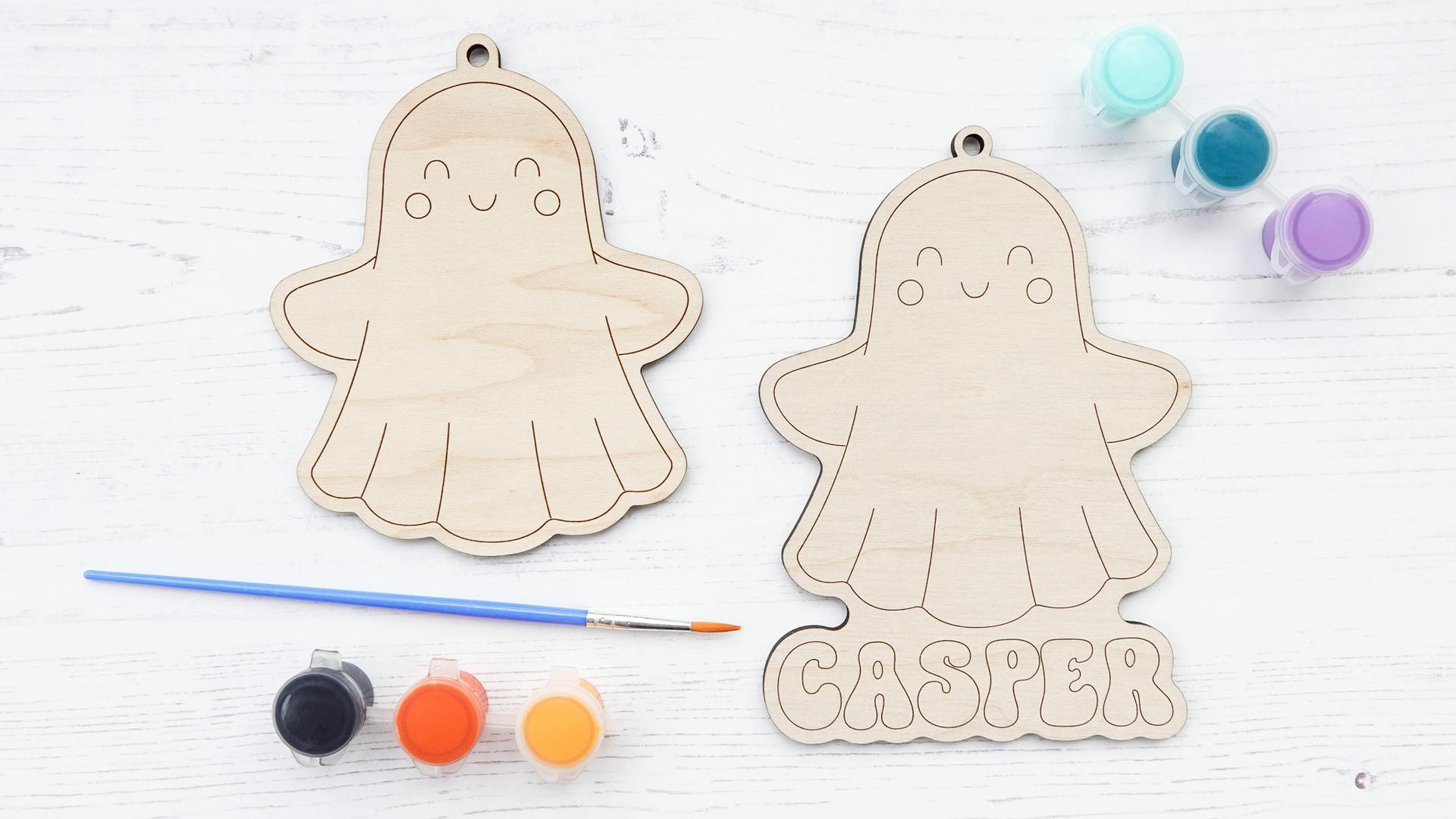 Personalized Paintable Ghost Magnet/Ornament